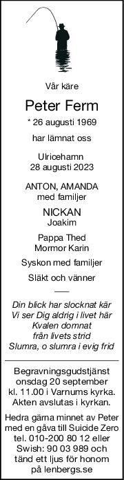 Familj - Dödsannonser - Ulricehamns Tidning