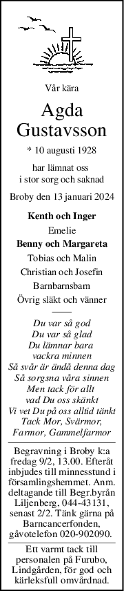 Familj - Dödsannonser - Norra Skåne