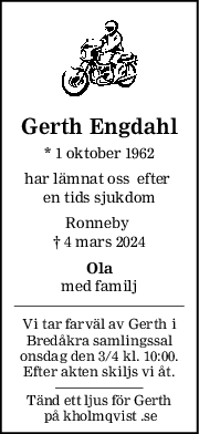 Familj - Dödsannonser - Blekinge Läns Tidning